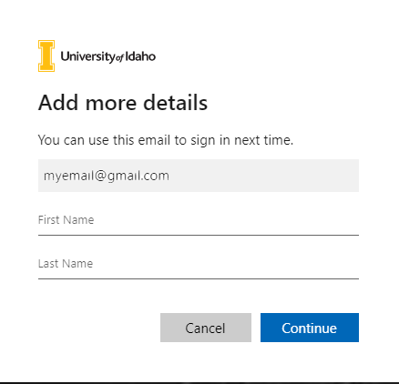 Signup Instructions | University of Idaho Keep Learning